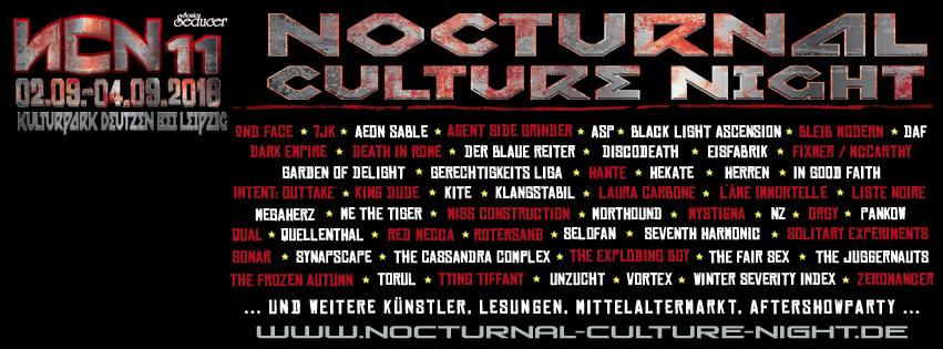 11. NCN Festival - Nocturnal Culture Night, 2.-4.9.2016, Deutzen - Altvenger Magazine