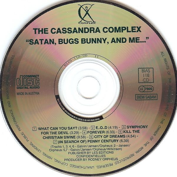 Rodney Orpheus: The Cassandra Complex – 30 years in retrospective ...